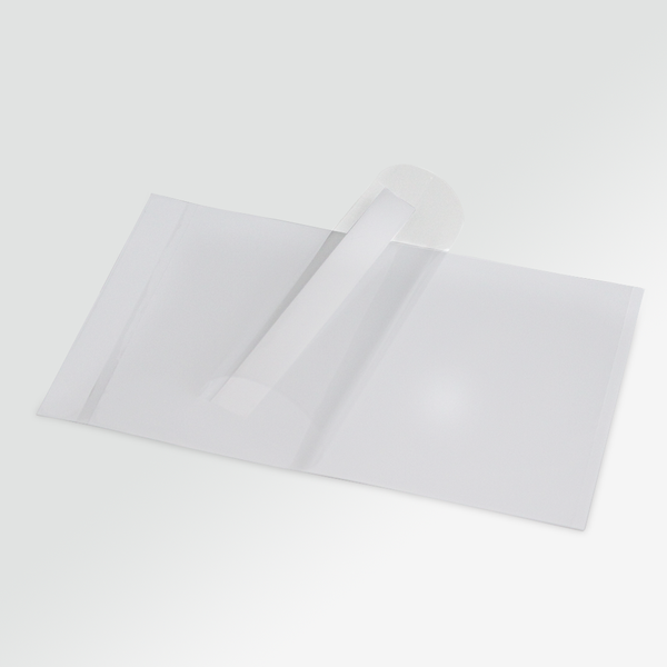 Fluorescence quantitative transparent sealing film, pressure sensitive