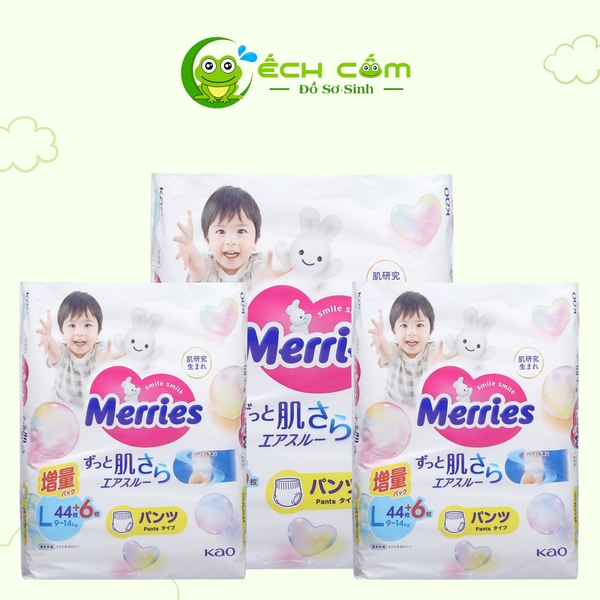 Bỉm Merries size L Quần