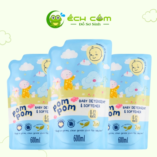 GEL GIẶT XẢ POM POM NEWBORN DÀNH RIÊNG CHO BÉ SƠ SINH (0 – 12 THÁNG ...