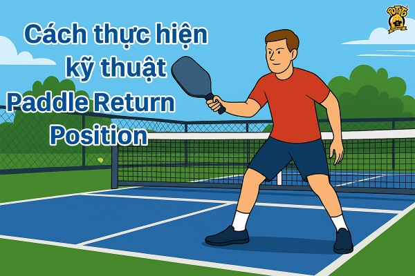 Cách thực hiện Kỹ thuật Paddle Return Position (PRP) trong Pickleball