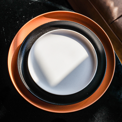 Đĩa sứ Baralee FINE PLUS Coupe Plate 21cm Light Grey Sand - THAI SA ...