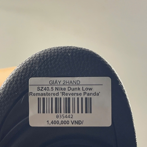 SZ40.5 Nike Dunk Low Remastered 'Reverse Panda' DV0821-002 035442 ...