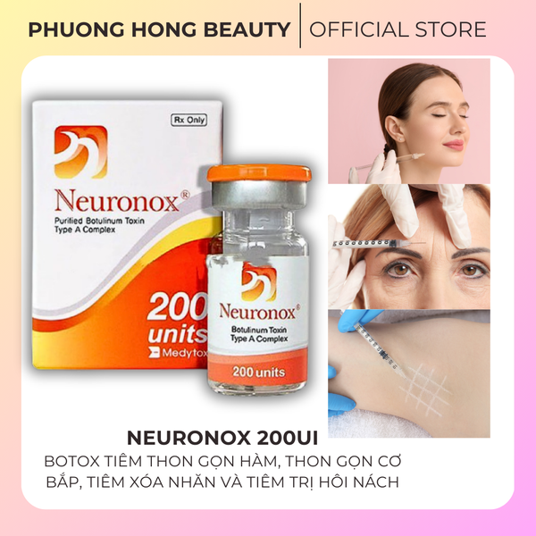 NEURONOX BOTOX 200UI / BOTOX TIÊM THON GỌN HÀM, THON GỌN CƠ BẮP, TIÊM ...
