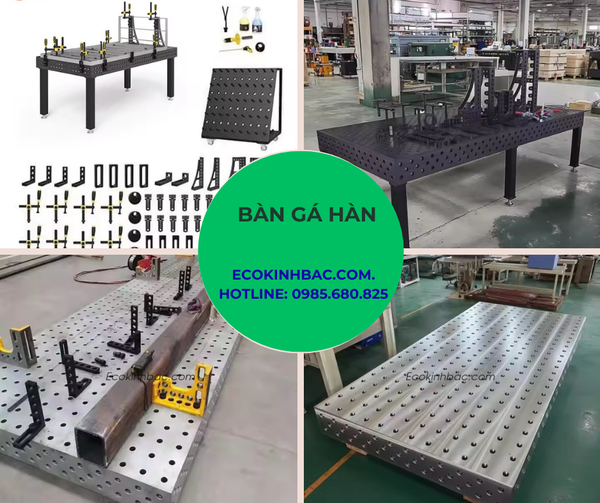 Sự khác biệt giữa bàn hàn gang và bàn hàn thép – Nên chọn loại nào cho