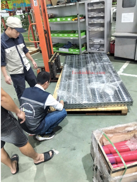 Tất tần tật về bàn hàn gang lỗ D16/D28 cho doanh nghiệp KCN Bá Thiện I