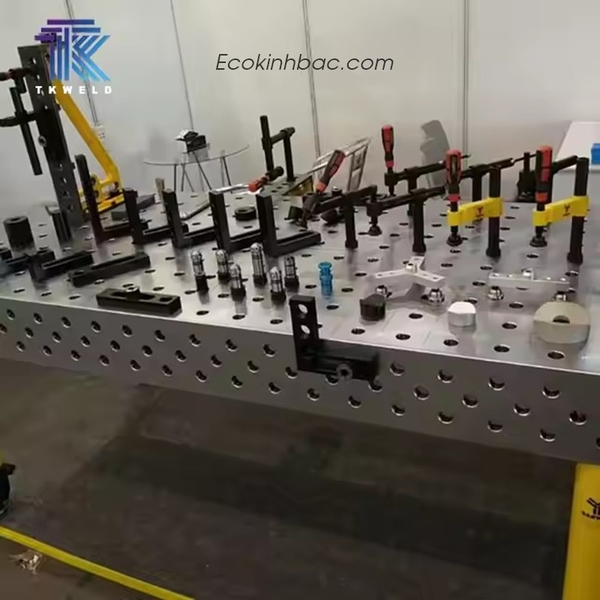 Bàn hàn gang kích thước 1500x1000 lỗ D16