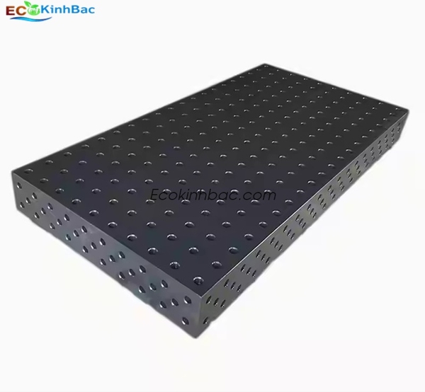 Bàn hàn bằng thép kích thước 3000x2000 lỗ D28