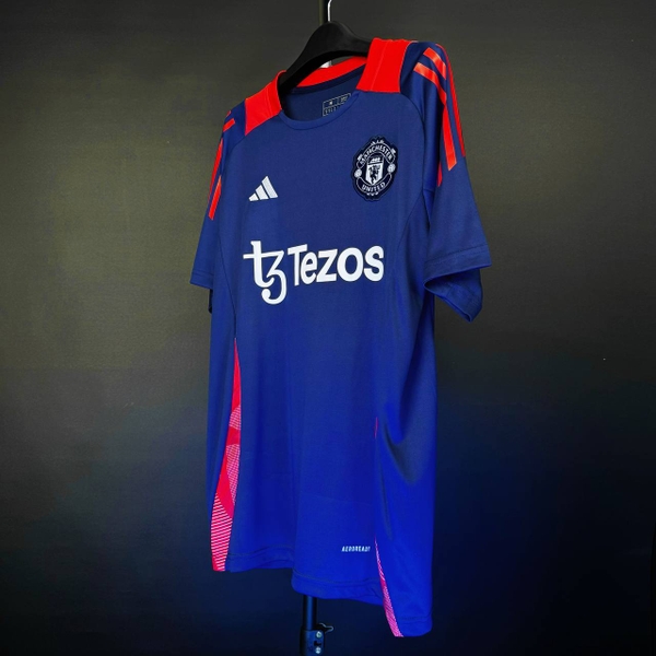 MU Training (2024-2025) Màu Xanh + Cộc tay | Bản PLAYER [Có quần] Hang ...