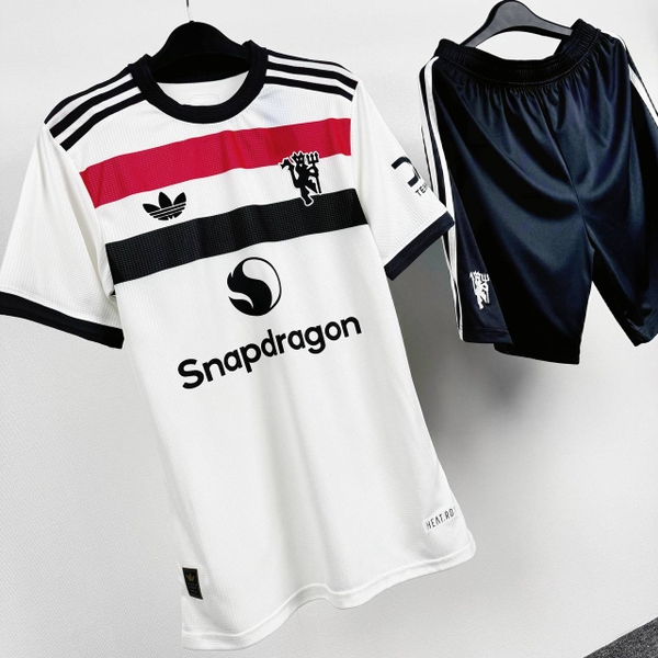 MU Third (2024-2025) Màu trắng + Cộc tay | Bản PLAYER [Có quần] Hang ...