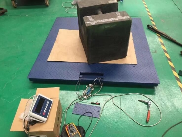 5 Ton Industrial Floor Weighing Scales Warehouse Heavy Duty Platform ...