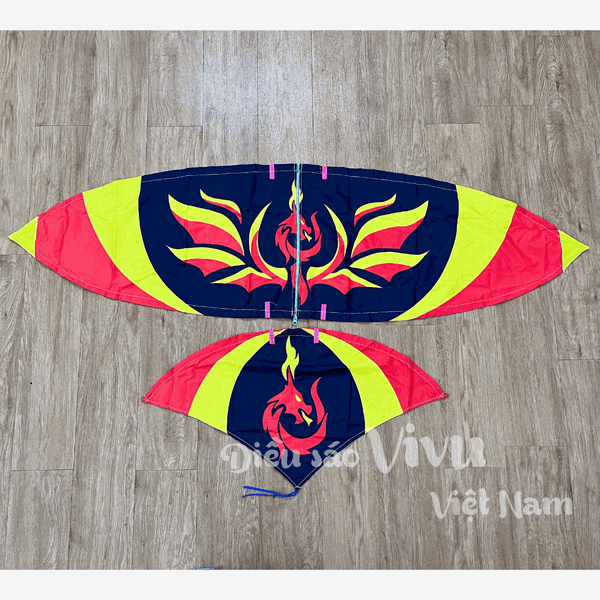 Áo 1m7 rồng lửa Diều Sáo ViVu