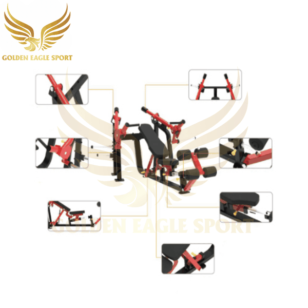 Impulse SL7046 Máy tập đẩy ngực đa năng 3 trong 1 [Super Chest Press]