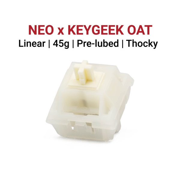 Neo x Keygeek Oat switch
