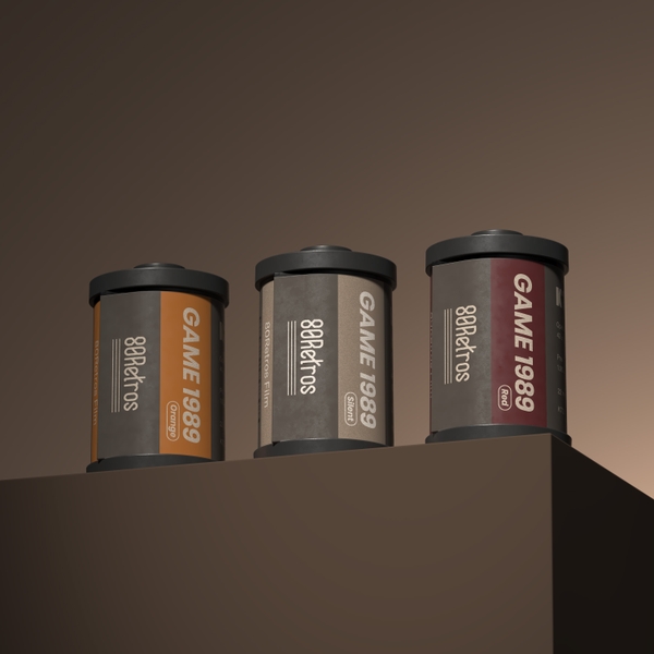 80Retros x KTT Film switch - Orange / Red / White