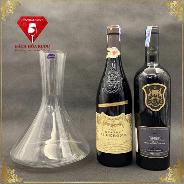 Bình Decanter Pha lê Bohemia 1400ml
