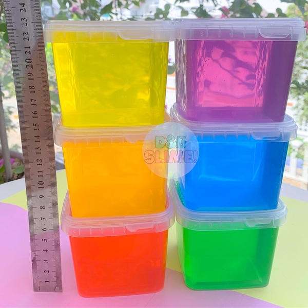 Slime Trong Nhiều Màu Hũ 500ml Cao Cấp Loại Đẹp - Đồ Chơi Slime Dẻo Ma ...