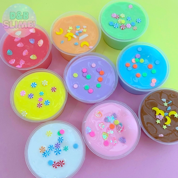 Basic Slime Hũ Bánh Flan 70ml - ĐƯỢC CHỌN MÀU CÓ KÈM CHARM