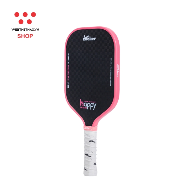 Vợt Pickleball Zocker Happy HP03 Premium Quality "Pink" HP03-02 - Hàng ...