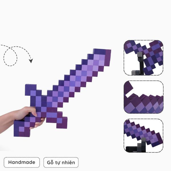 Mô Hình Gỗ Kiếm Minecraft Nether