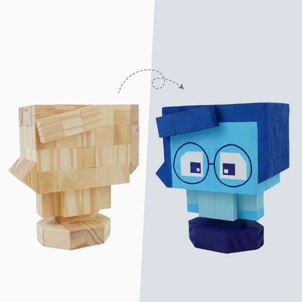 p6. (DIY) Kit Tô Màu Mô Hình Nhân Vật Sadness Toy Story