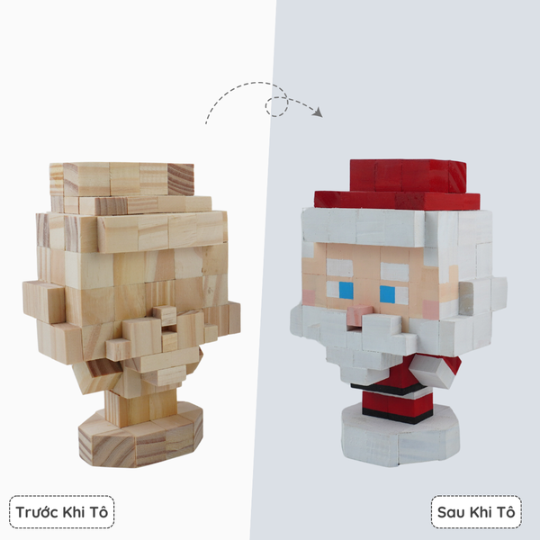 p7. (DIY) Kit Tô Màu Ông Già Noel