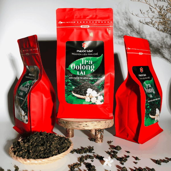Nguyên liệu pha chế Trà Oolong Lài Sự hòa quyện hương vị tuyệt vời.