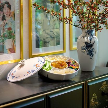 Bình hoa 27 cm - Chích Chòe & Qủa Quất - Cobalt vàng CÔNG TY TNHH MTV ...