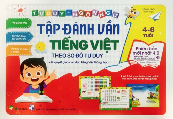 Tập đánh vần tiếng Việt phiên bản âm thanh 4.0 (Giá sỉ theo đơn)