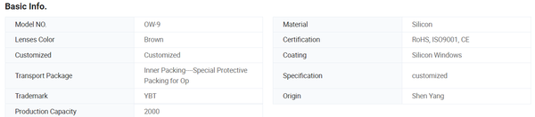 Optical Si Windows Silicon Semiconductor/Silicon Wafer for Solar Cell