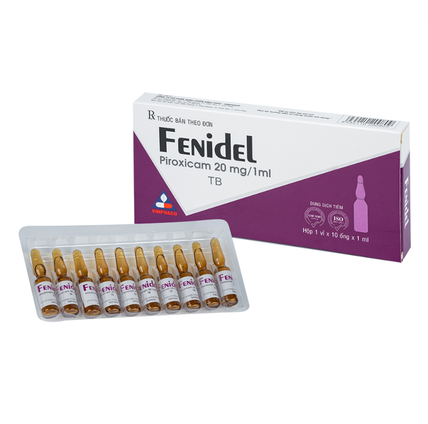 Thuốc tiêm Fenidel (Piroxicam) Vinphaco Nam Việt