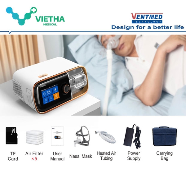Máy Trợ Thở VentMed DF-20A Auto CPAP