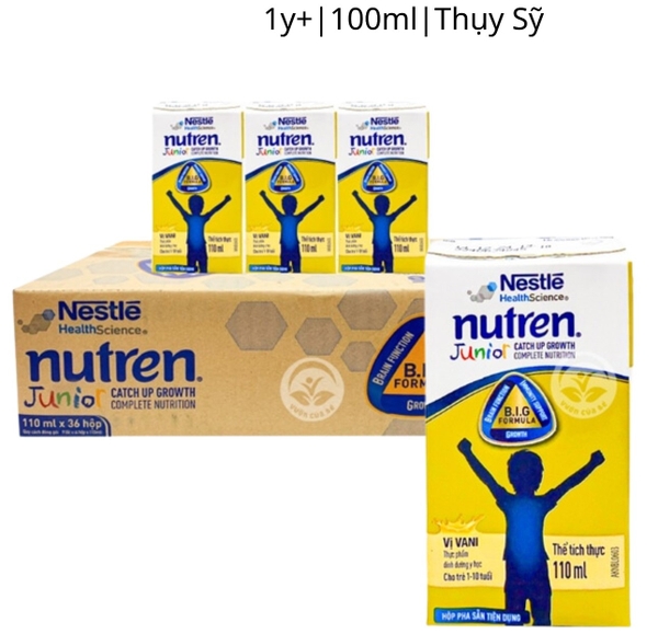 NESTLE - 1Y+SỮA NƯỚC TĂNG CÂN NUTREN JUNIOR