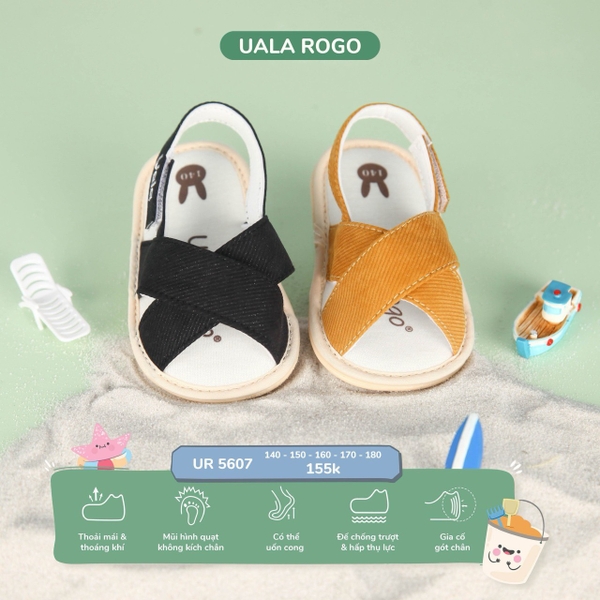 UALA ROGO - Dép tập đi UR5607(140-180)