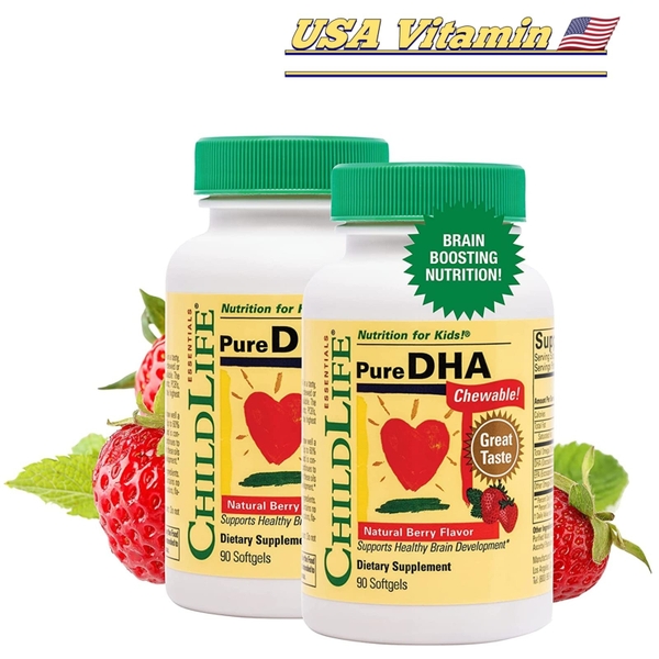 CHILDLIFE - 6M+DHA MỸ - 250MG - 90V