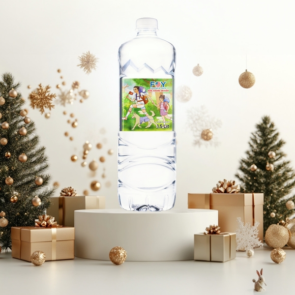 Nước khoáng ion kiềm 1.5L FOY Artist Series 2024 (Thùng 12 chai)