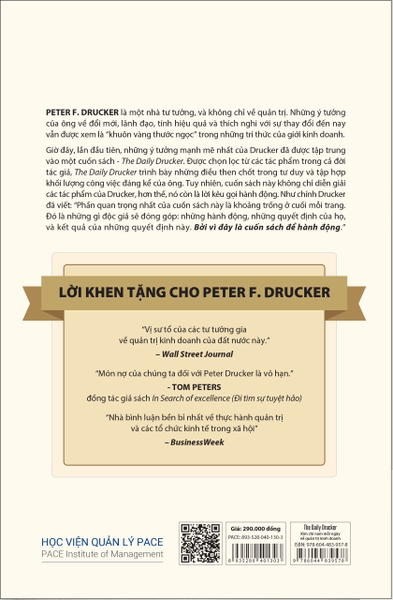 The Daily Drucker - Kim Chỉ Nam Mỗi Ngày Về Quản Trị Kinh Doanh (Bìa ...