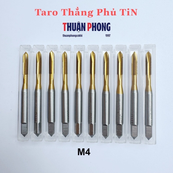 [Thẳng] Taro Thẳng Phủ TiN (Size 3-12mm) Ren Răng Bulong | Thuận Phong ...