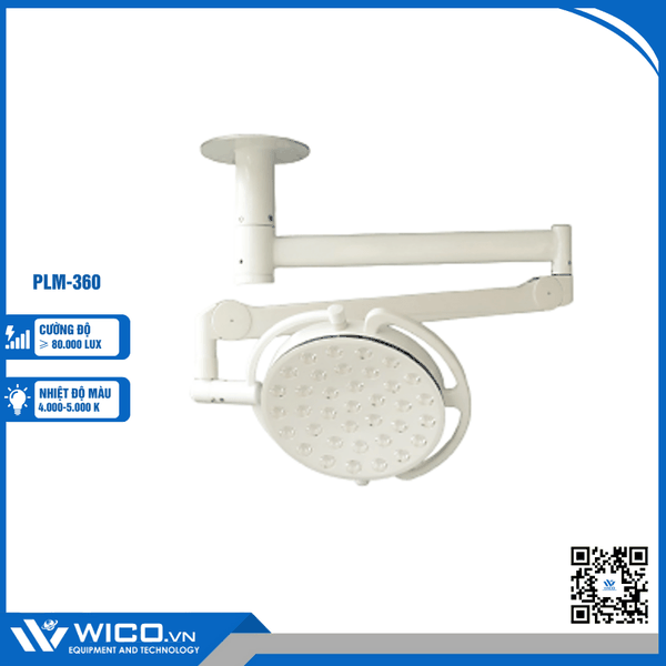 Đèn Mổ LED Treo Trần 1 Nhánh Kareway - Trung Quốc PLM-360 | Wico Việt Nam