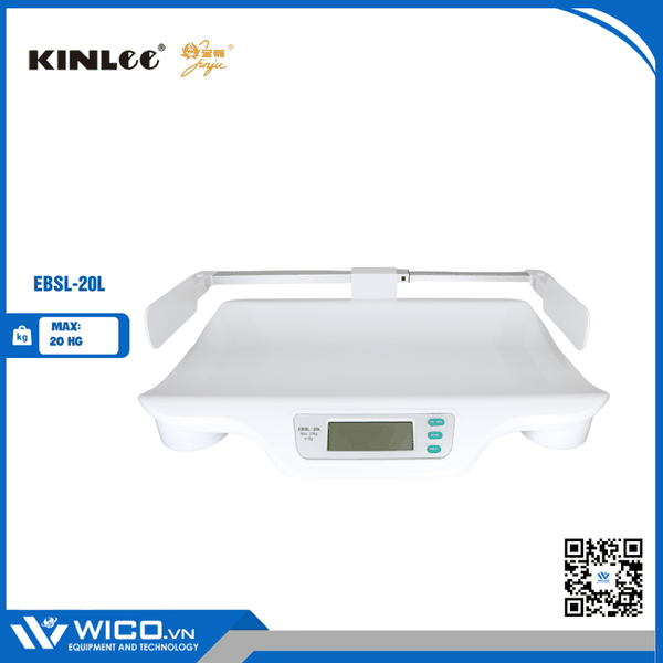 Cân Trẻ Em Điện Tử Kèm Thước Đo EBSL-20L | Tối Đa 20kg | Wico Việt Nam