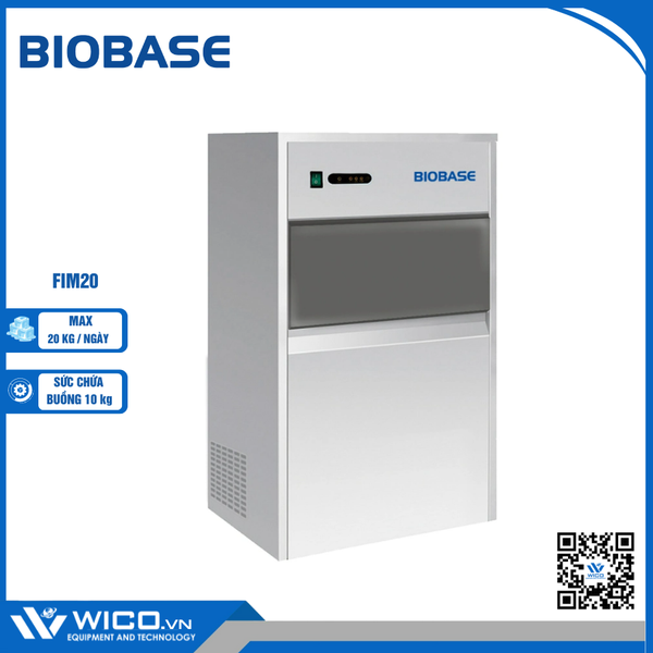 Máy Làm Đá Vảy Biobase FIM20 | 20kg/ngày | Wico Việt Nam
