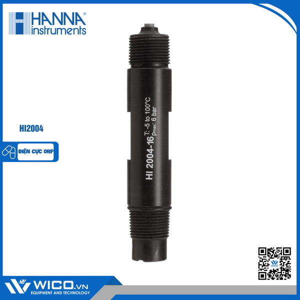 Điện Cực ORP Phẳng Không Dùng Pin Hãng HANNA HI2004 ⭐ | Wico Việt Nam