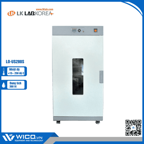 Tủ sấy công nghiệp 360 lít LK Lab Korea LO-US280S | Wico Việt Nam