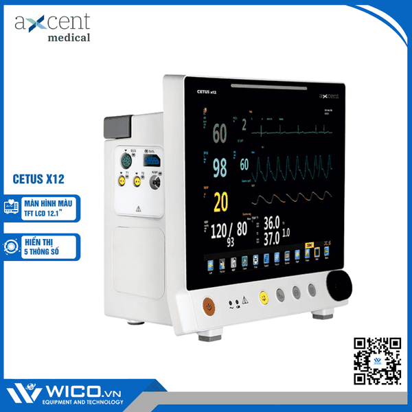 Monitor Theo Dõi Bệnh Nhân Axcent - Đức Cetus X12 | Wico Việt Nam