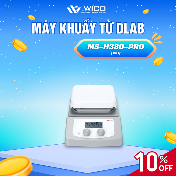 Máy Khuấy Từ Gia Nhiệt Dlab MS-H380-Pro | Tối đa 380 độ C | Wico Việt Nam