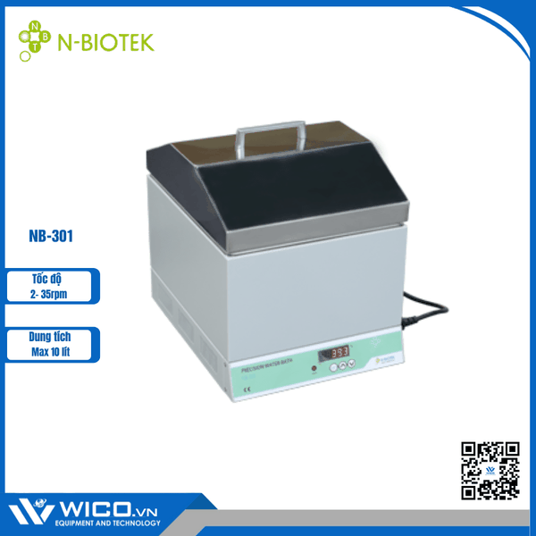 Bể Cách Thuỷ N-Biotek Hàn Quốc NB-301 | 10 Lít | Wico Việt Nam