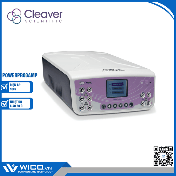 Nguồn điện di 300V Cleaver Scientific POWERPRO3AMP | Wico Việt Nam