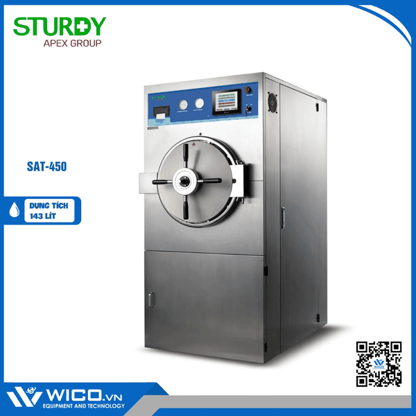 Nồi Hấp Tiệt Trùng Buồng Tròn Sturdy SAT-450 | Wico Việt Nam