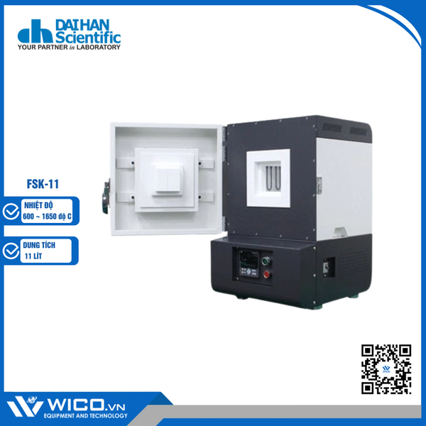 Lò Nung 1650 Độ C Daihan Hàn Quốc WiseTherm FSK-11 | 11 Lít | Wico Việt Nam