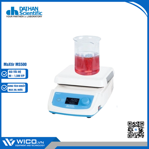Máy Khuấy Từ Không Gia Nhiệt Daihan Hàn Quốc MaXtir MS500 | Wico Việt Nam