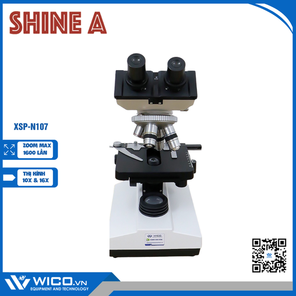 Kính Hiển Vi 2 Mắt Trung Quốc XSP-N107 ⭐ Đèn LED | Wico Việt Nam